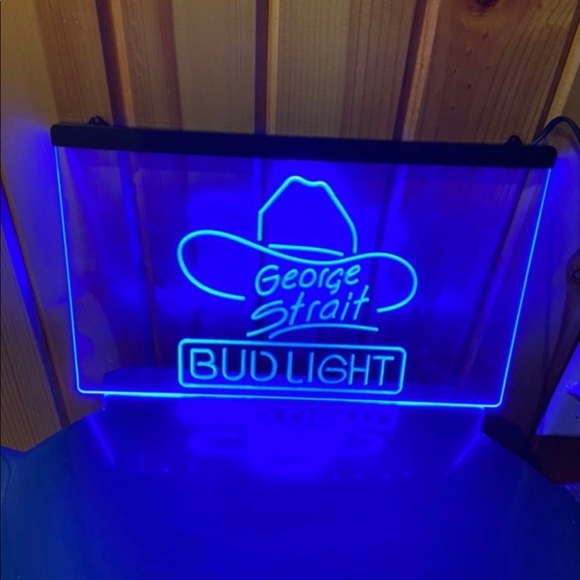 Wall Decor | Brand New George Strait Bud Light Led Sign | Poshmark